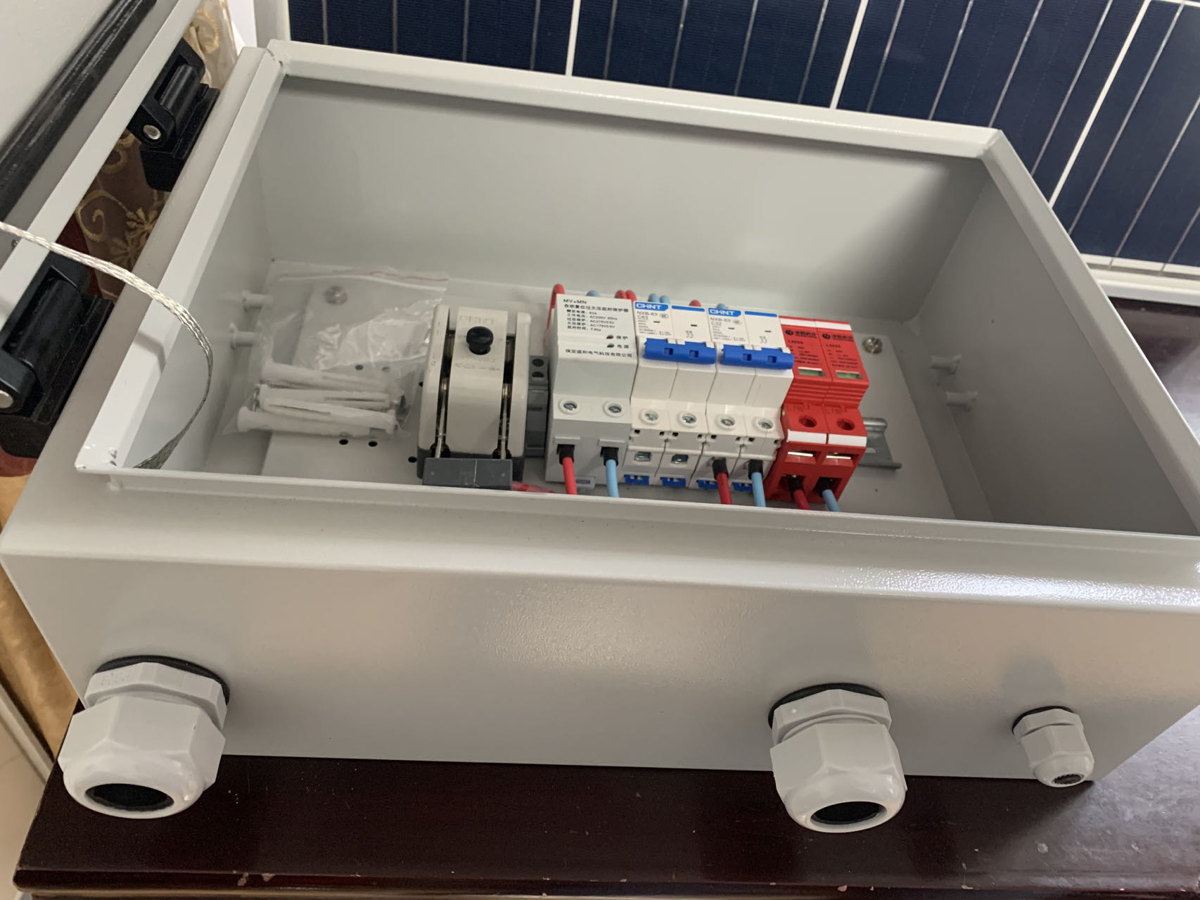 AC Combiner Box AC DC PV Combiner Box Solar 500V PV Combiner Box For ...